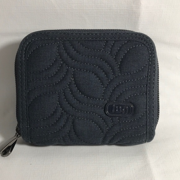 lug | Bags | Lug Splits Rfid Quilted Wallet Dark Grey Color Fits 22 ...